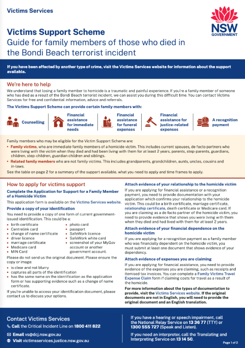 Family Victim Support - NSW Jewish Board of Deputies